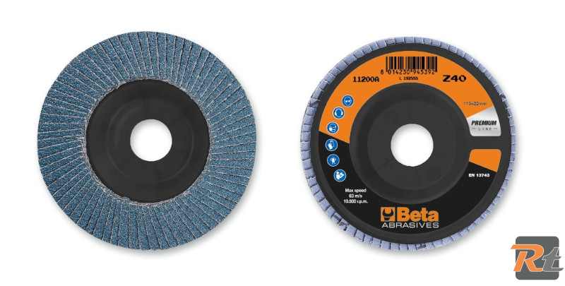 11200A 80 - DISCHI LAMELLARI ZIRCONIO D.115 GR80 BETA UTENSILI ...
